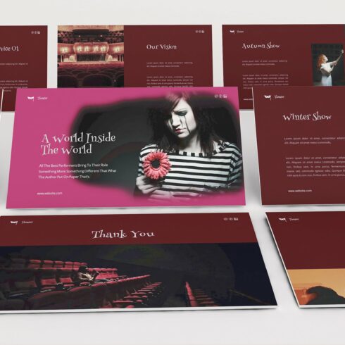 Theater Powerpoint Template | MasterBundles