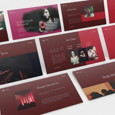 Theater Powerpoint Template – MasterBundles