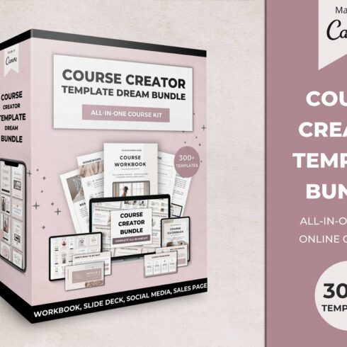 Course Creator Canva Template Bundle | Master Bundles
