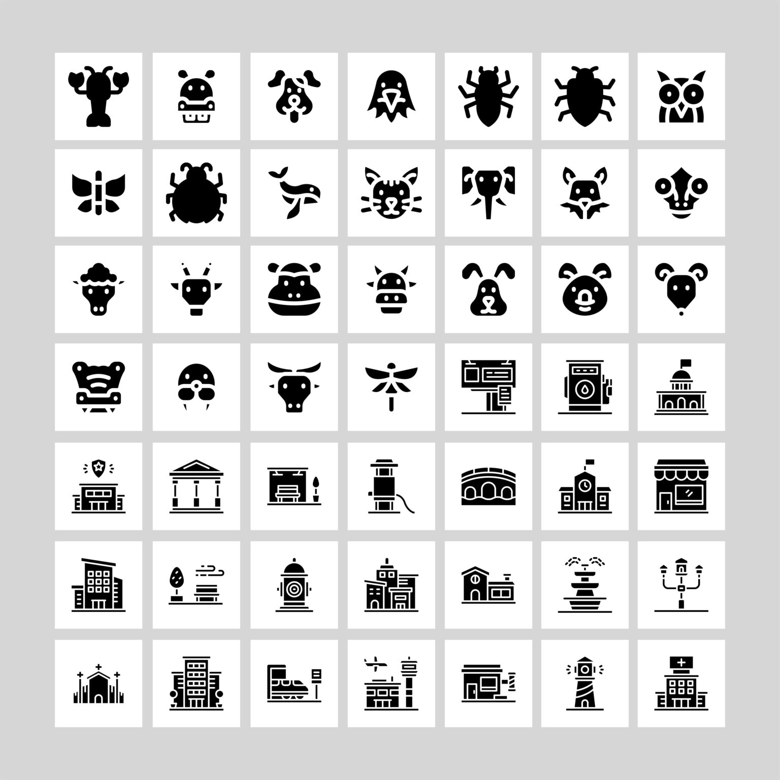 350+ Awesome Solid Vector Icons - MasterBundles