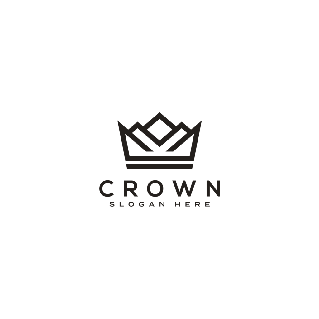 crown logo vector design template - MasterBundles