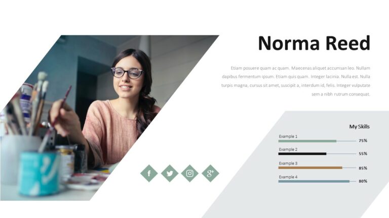 About the Teacher Powerpoint Template – MasterBundles