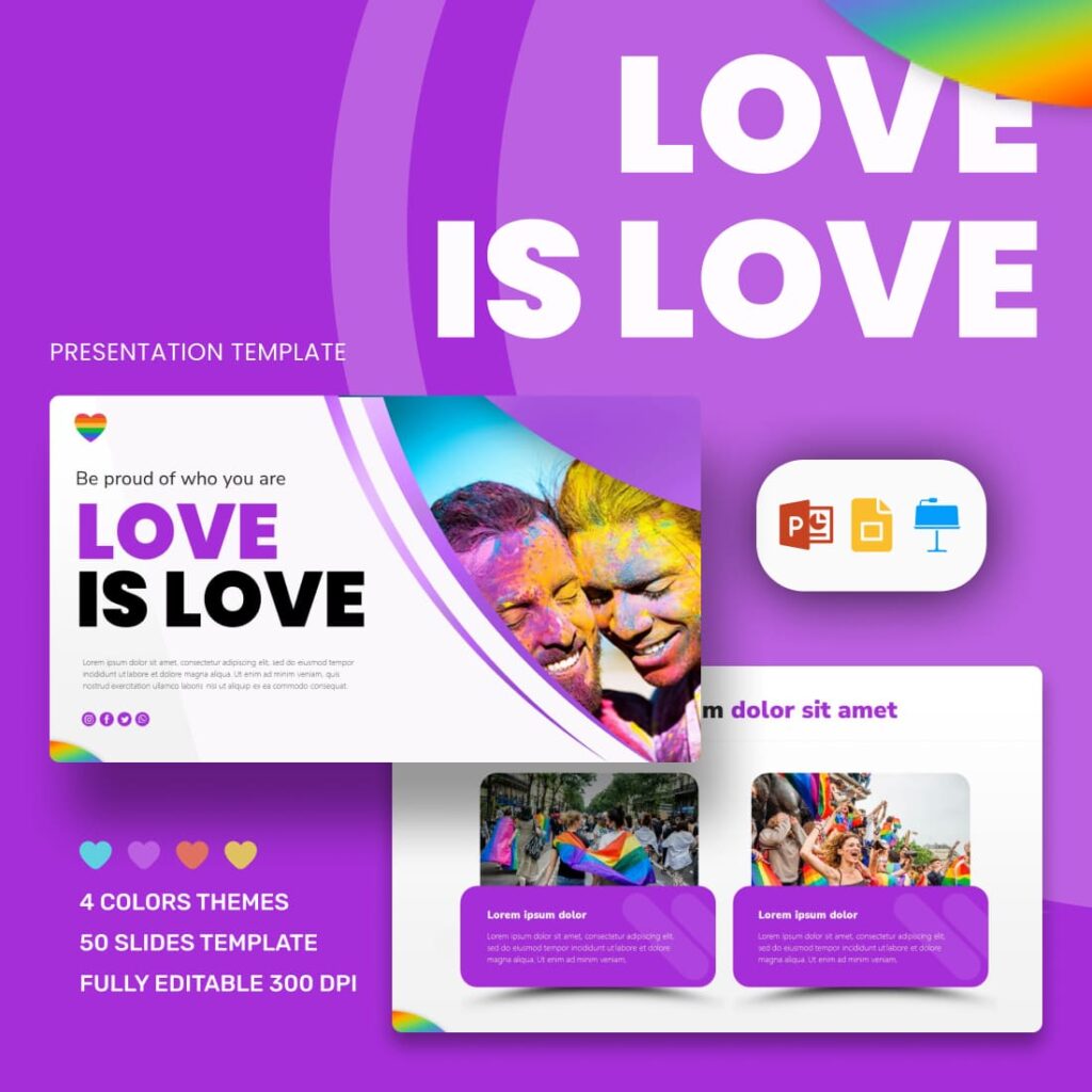 10 Pride Month Powerpoint Templates Bundle: 500 Slides – MasterBundles