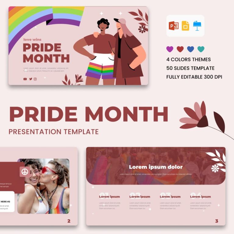 Pride Month LGBTQ Presentation Template – MasterBundles
