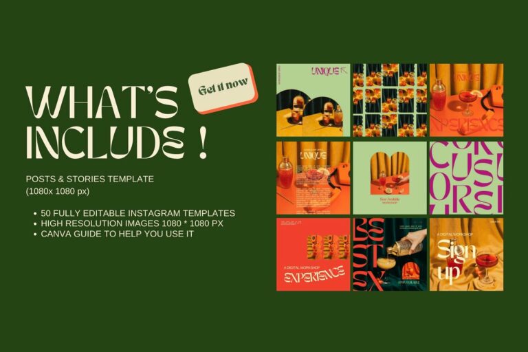 Classy - Modern Instagram Template – MasterBundles