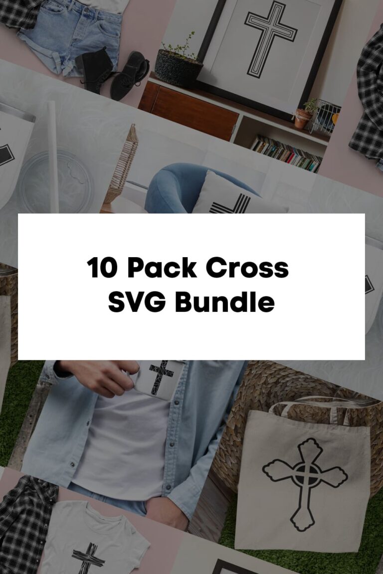 10 Pack Cross SVG Bundle – MasterBundles