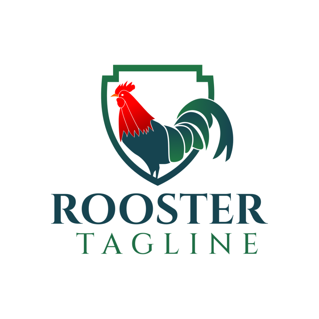 Vector Rooster Logo Design Template - MasterBundles