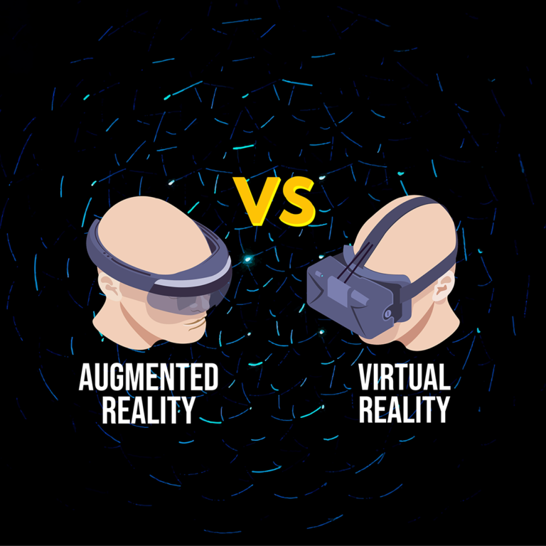 Augmented and Virtual Reality Vector Avatars Illustration - MasterBundles