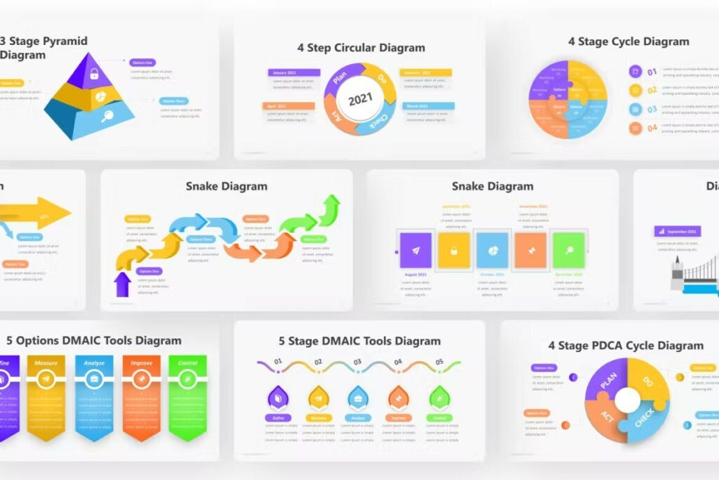 Diagram Infographic PowerPoint Template PPTX – MasterBundles