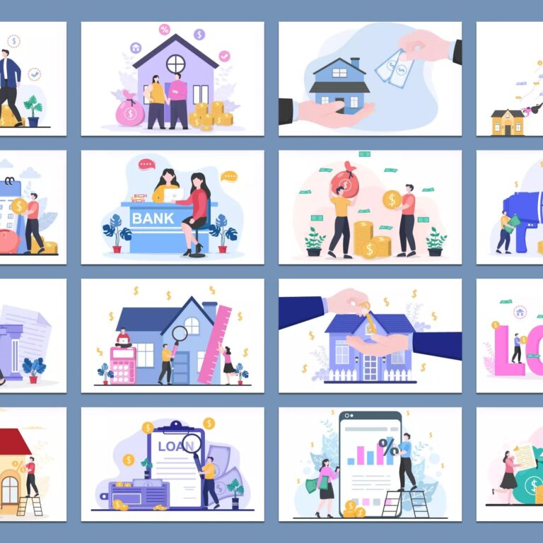 19 Mortgage Loan Debt Instruments Vector illustrations – MasterBundles