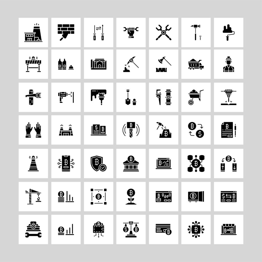 350+ Awesome Solid Vector Icons - MasterBundles