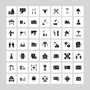 350+ Awesome Solid Vector Icons | MasterBundles