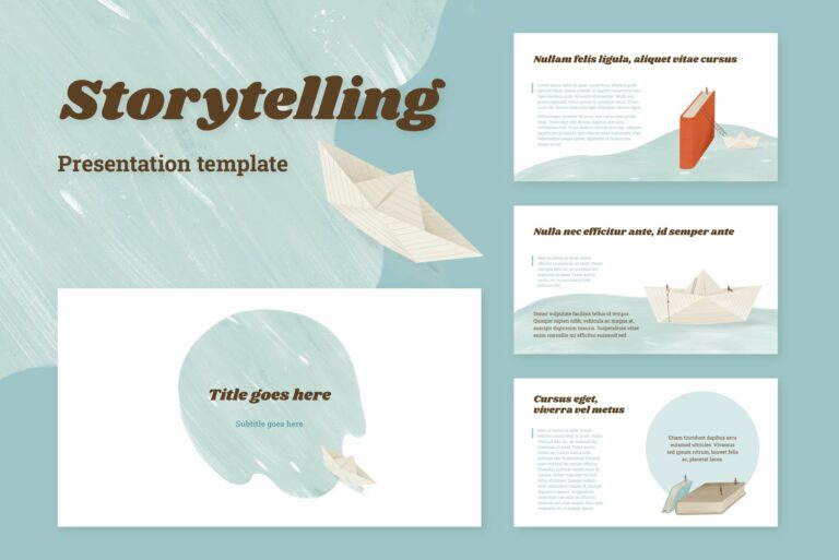 Storytelling - PowerPoint Template – MasterBundles