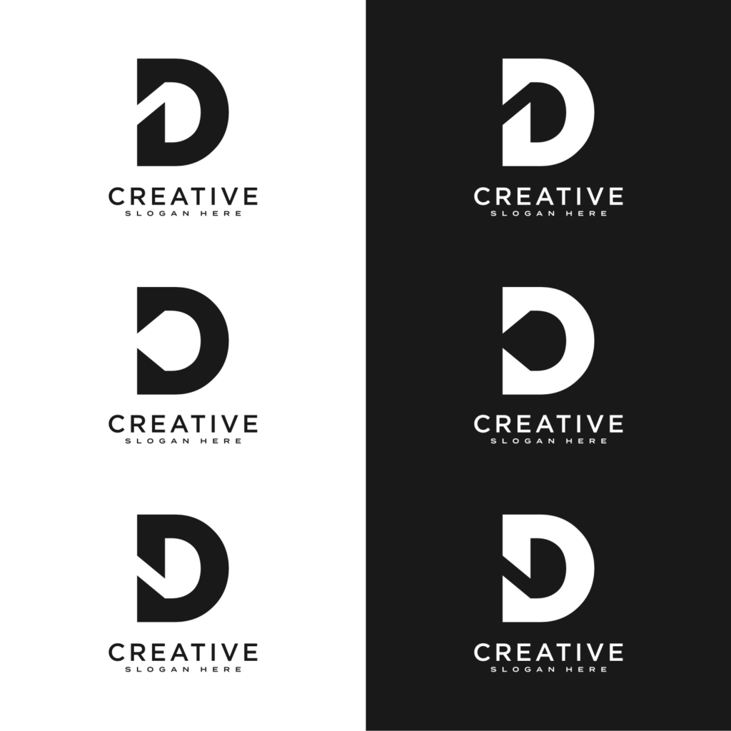 set of initials D logo vector design template - MasterBundles