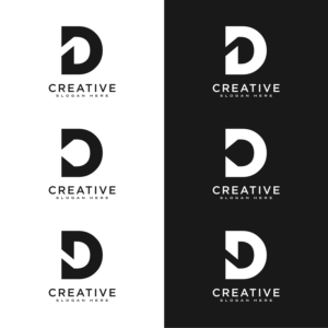 set of initials D logo vector design template | MasterBundles