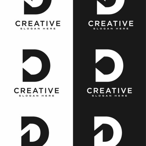 set of initials D logo vector design template | MasterBundles