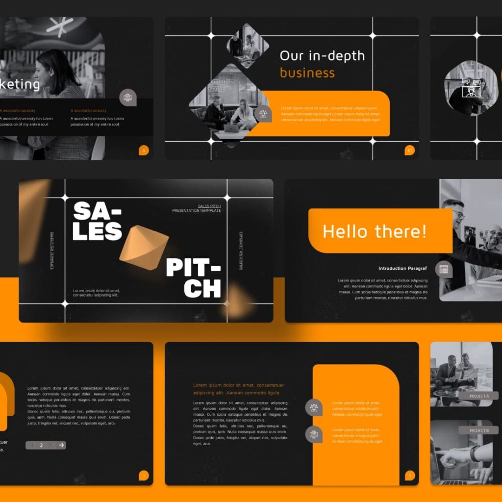 Sales Deck Presentation Template – MasterBundles