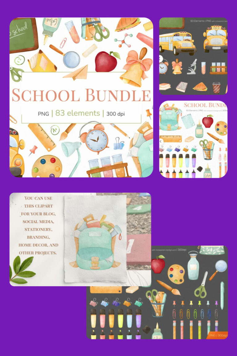 55+ Best Back-to-School Clipart and Images: Largest Kit 2022