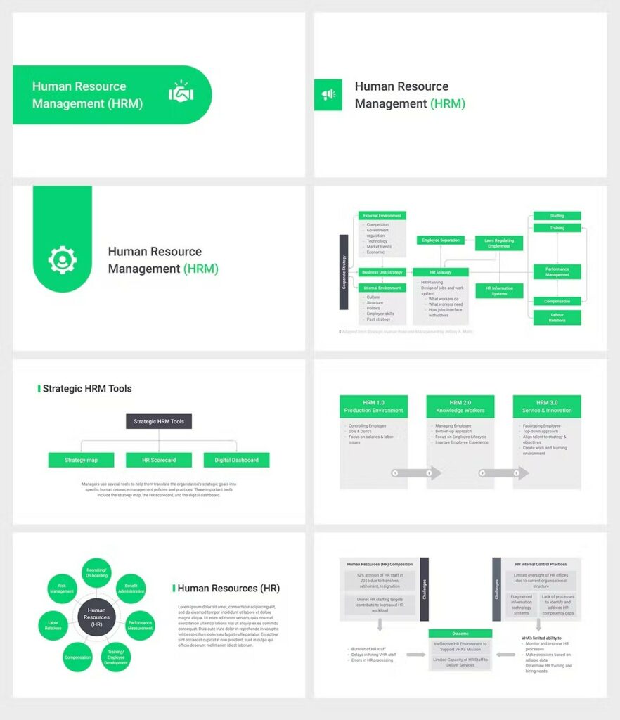 Human Resource HRM PowerPoint Template – MasterBundles