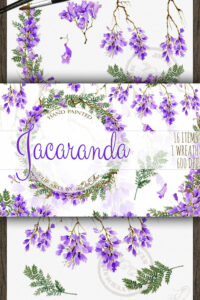 Jacaranda Watercolor Clip Art – MasterBundles