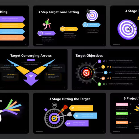 Target Diagram PowerPoint Template | Master Bundles