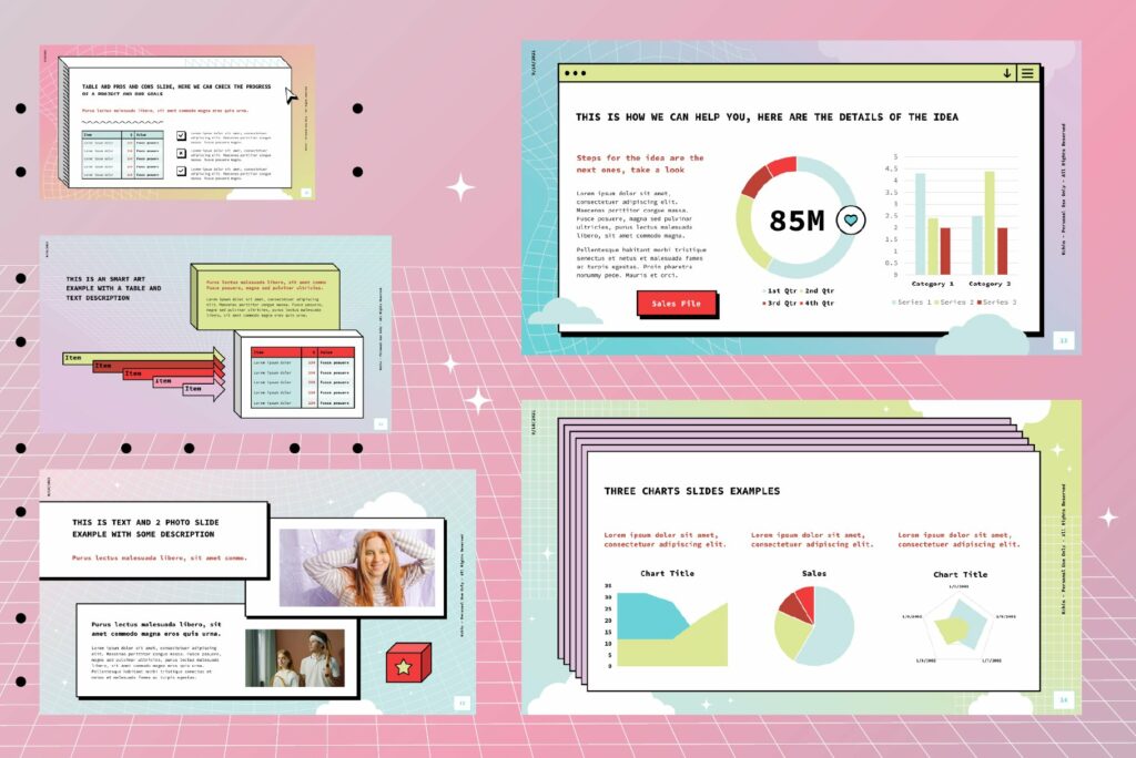 Retro UI Gamer - PowerPoint Template – MasterBundles