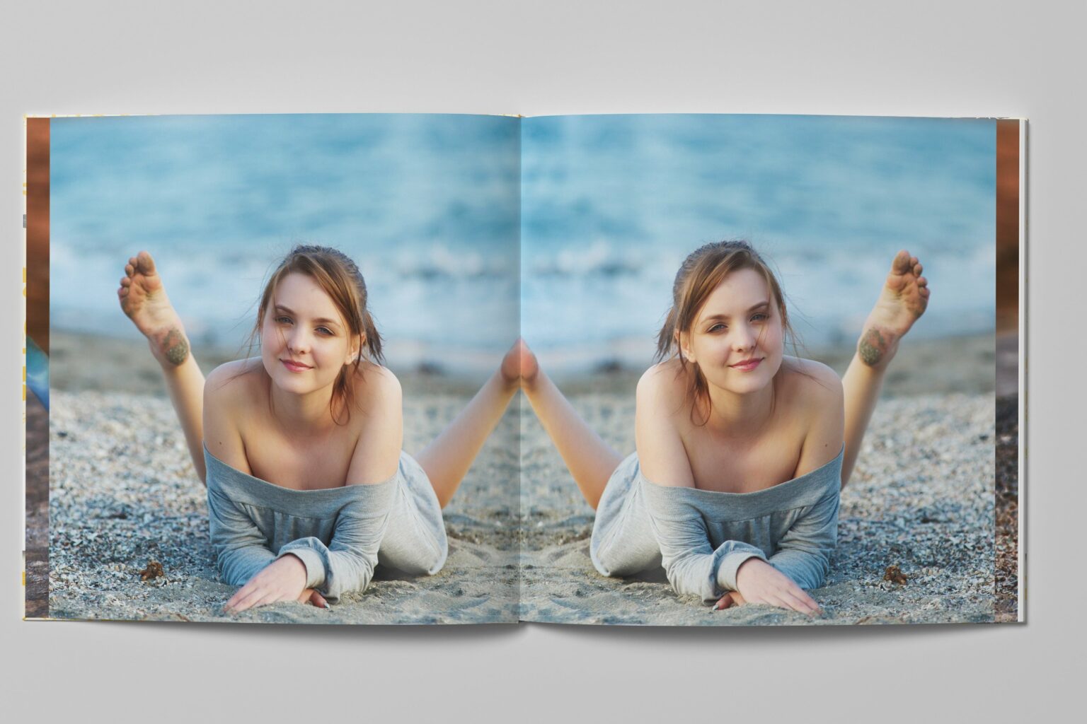 Square Photobook Mock-Up 2 – MasterBundles
