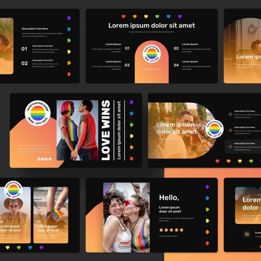 5 LGBT Presentations Bundle: 250 Slides, PPTX, KEY, Google Slides ...