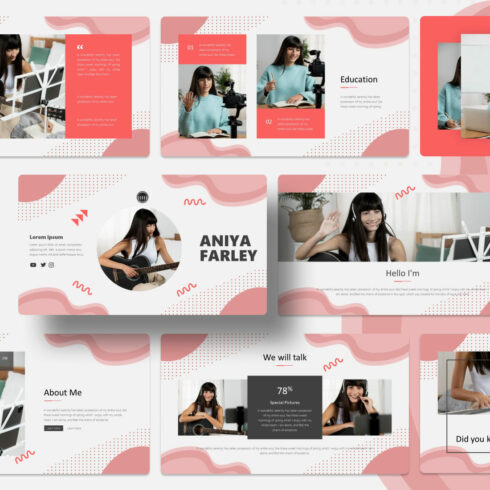 Music Teacher Presentation Template – MasterBundles