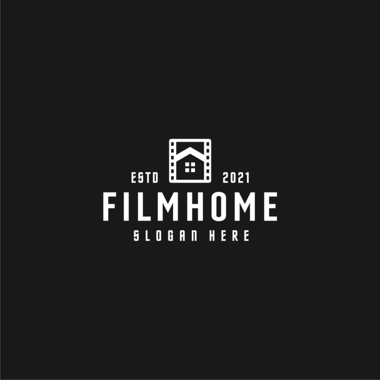 film home logo vector design - MasterBundles