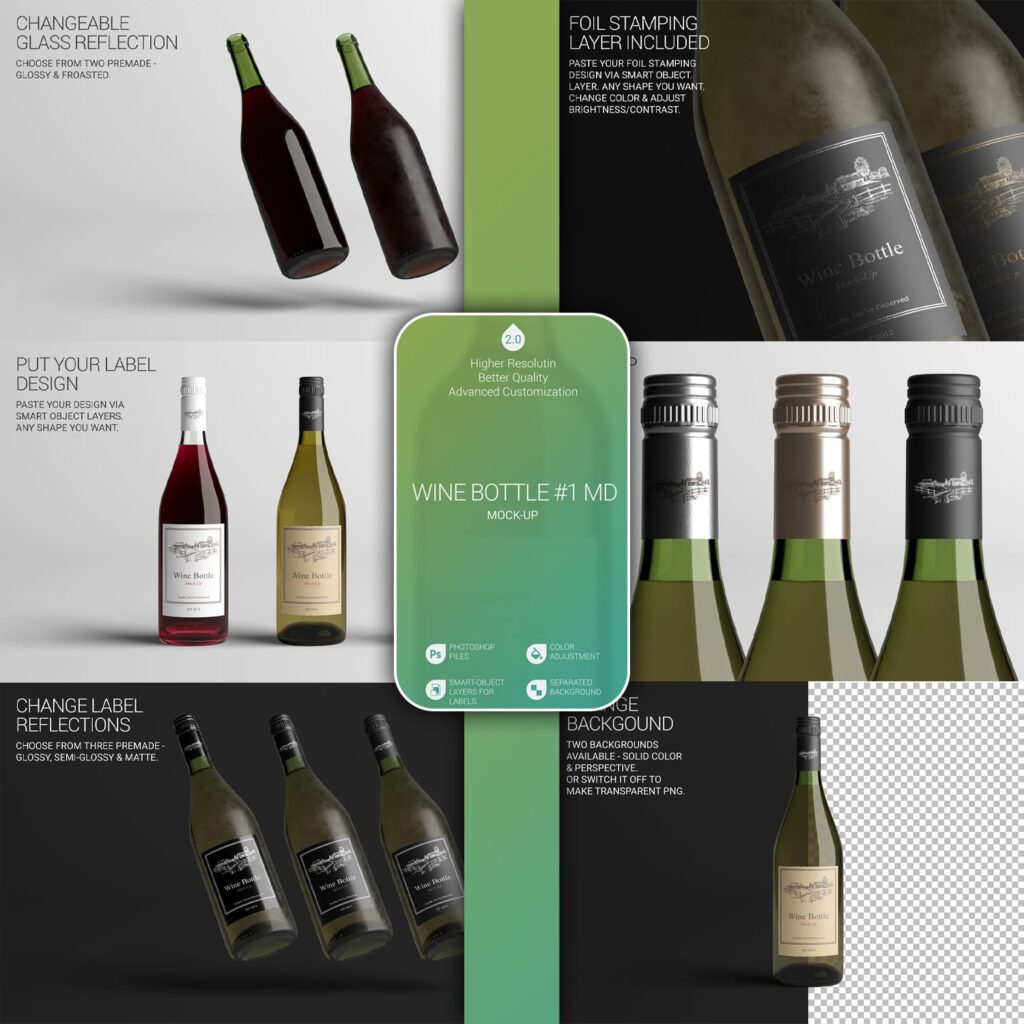 [-33%] Milk Bottle Mock-Up Bundle #1 – MasterBundles