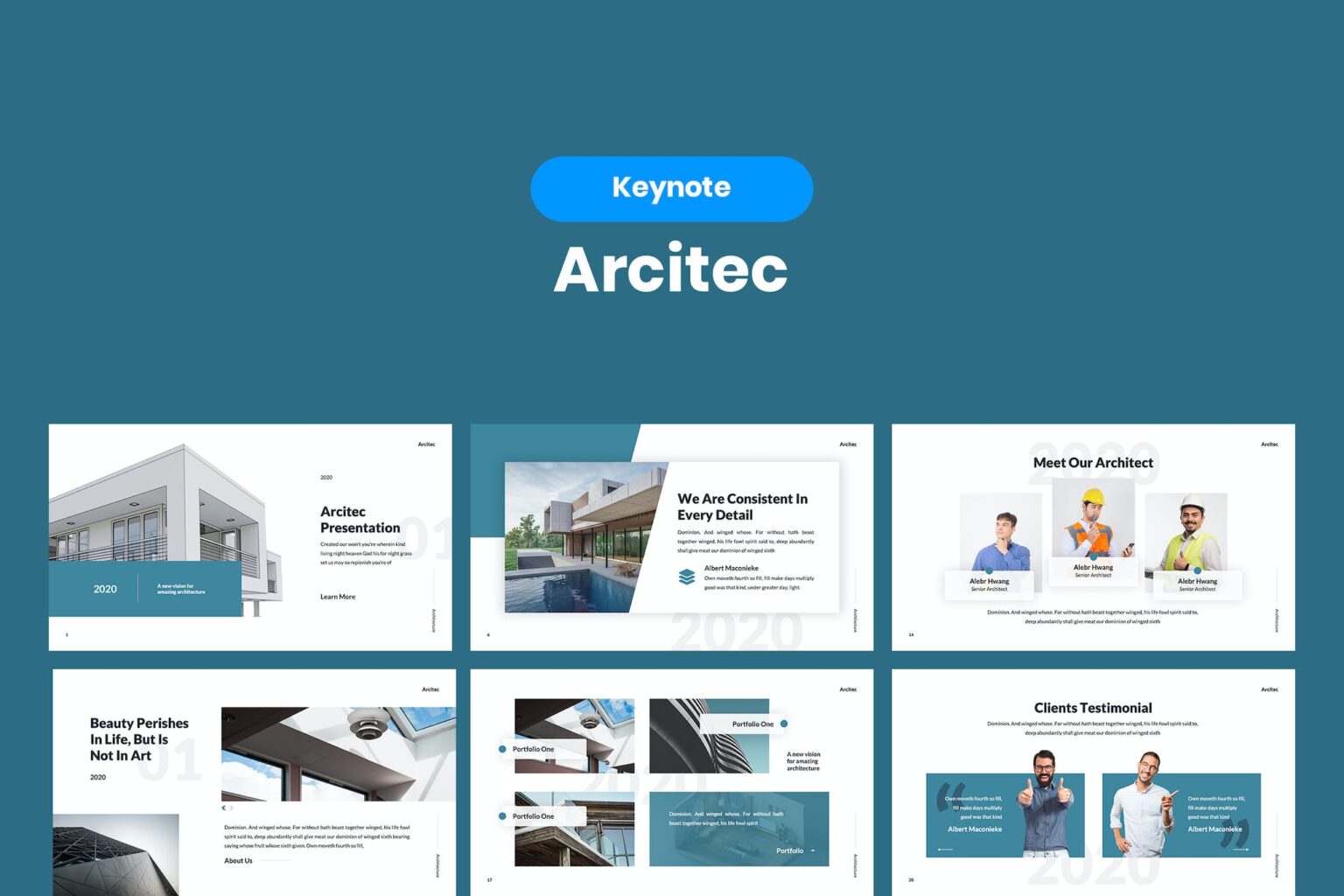 Arcitec - Architecture Keynote Template – MasterBundles
