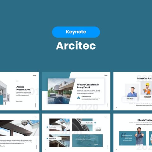 Arcitec - Architecture Keynote Template | MasterBundles
