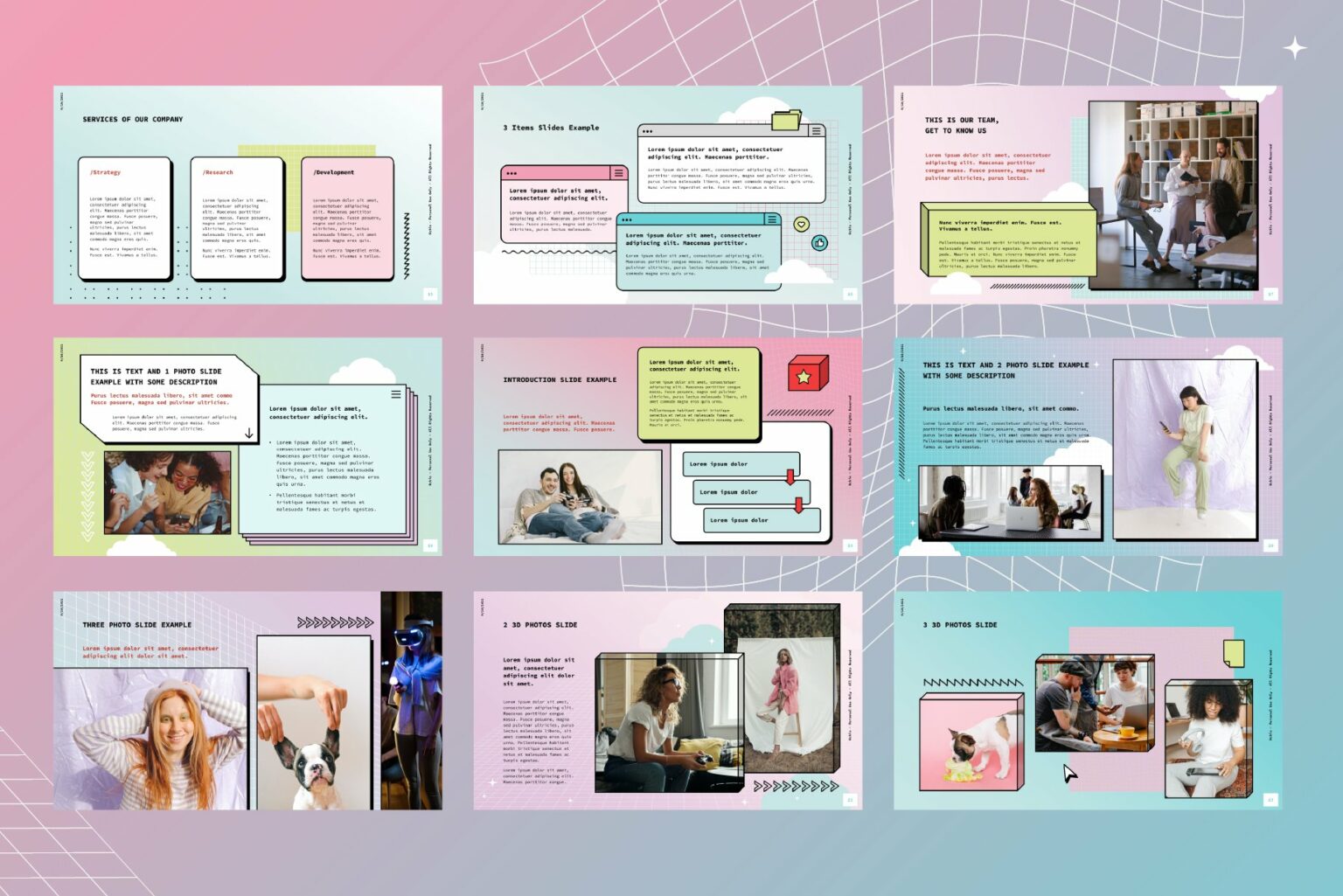 Retro UI Gamer - PowerPoint Template – MasterBundles