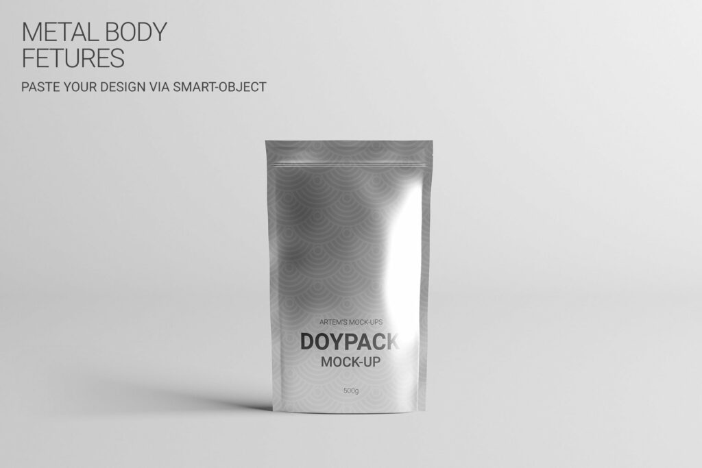Doypack Pouch Mockup PSD – MasterBundles