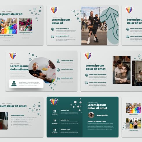 5 LGBT Presentations Bundle: 250 Slides, PPTX, KEY, Google Slides ...