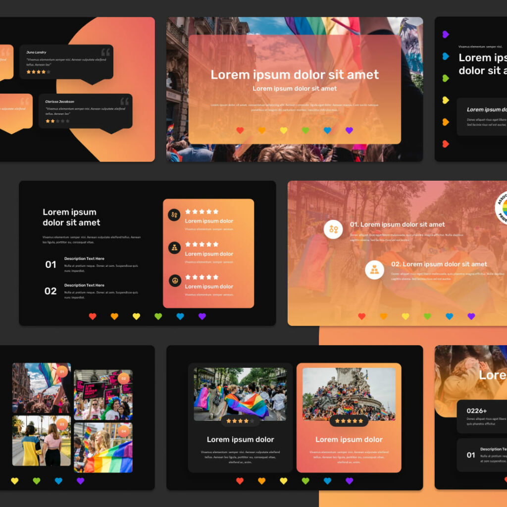 5 LGBT Presentations Bundle: 250 Slides, PPTX, KEY, Google Slides ...