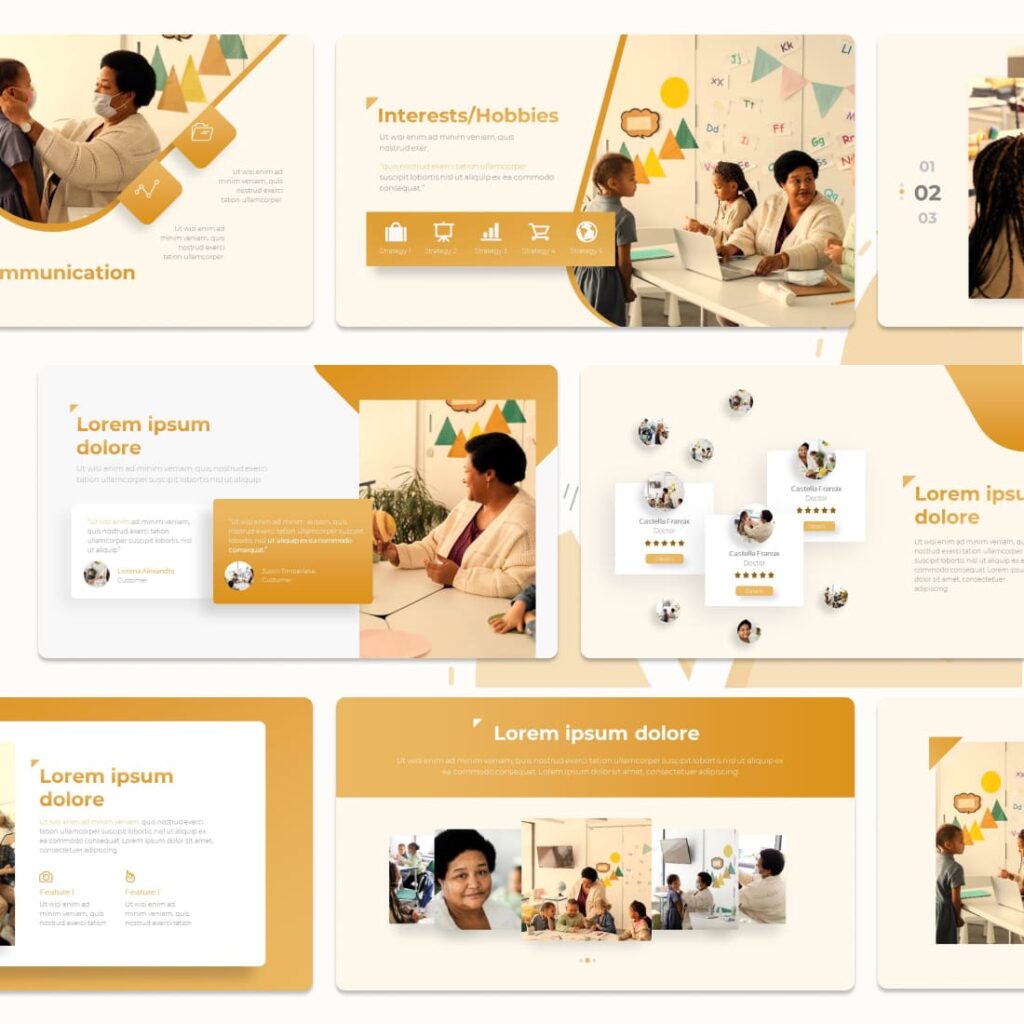 Preschool Teacher Google Slides Theme – MasterBundles