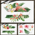 Tropical Selection Watercolor – MasterBundles