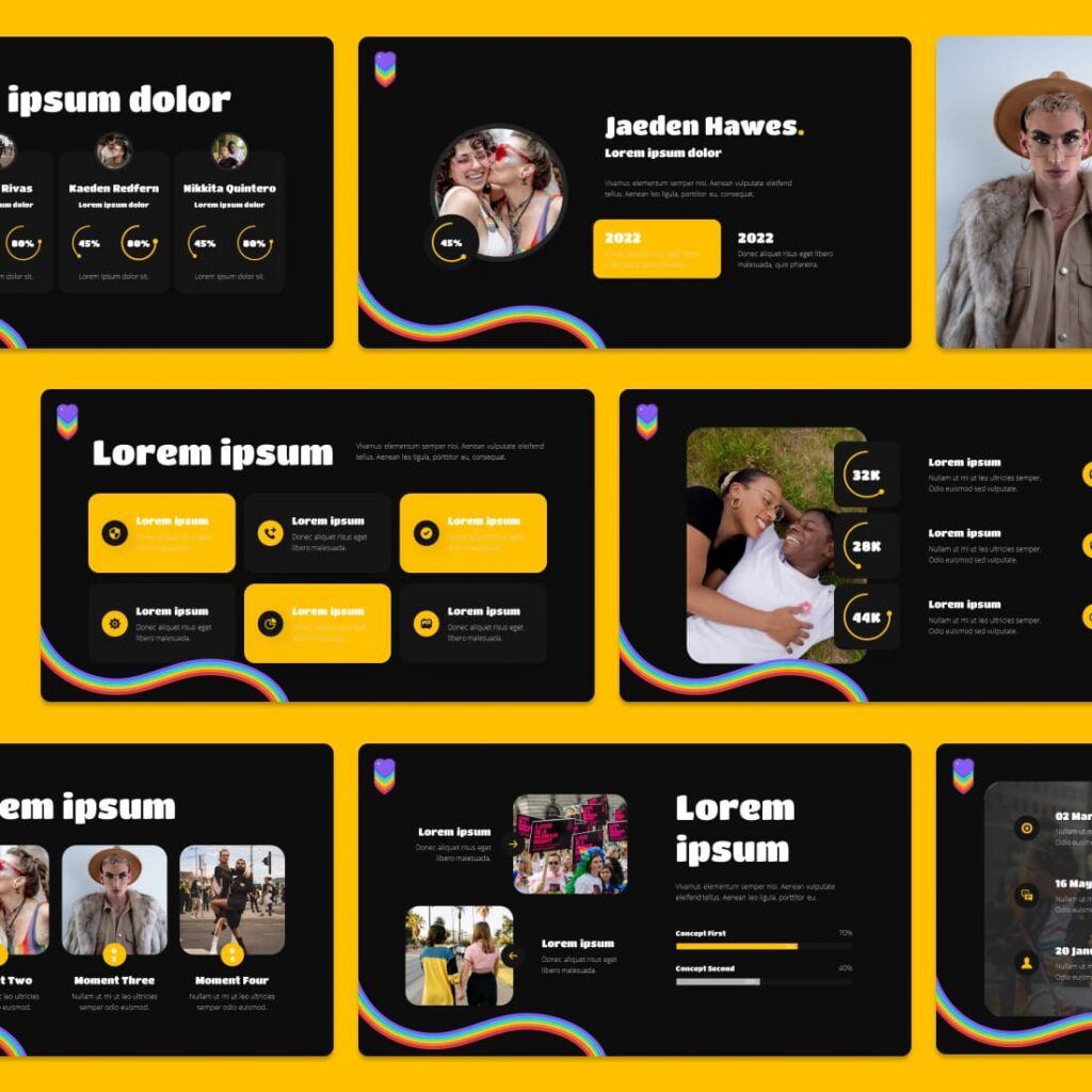 Zero Discrimination PowerPoint Template – MasterBundles
