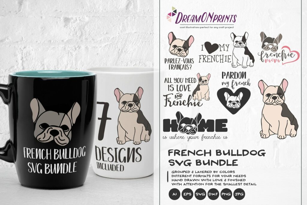 Frenchie SVG Bundle - MasterBundles
