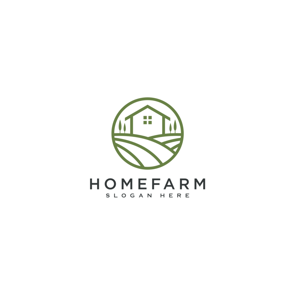 set of home farm logo vector design - MasterBundles