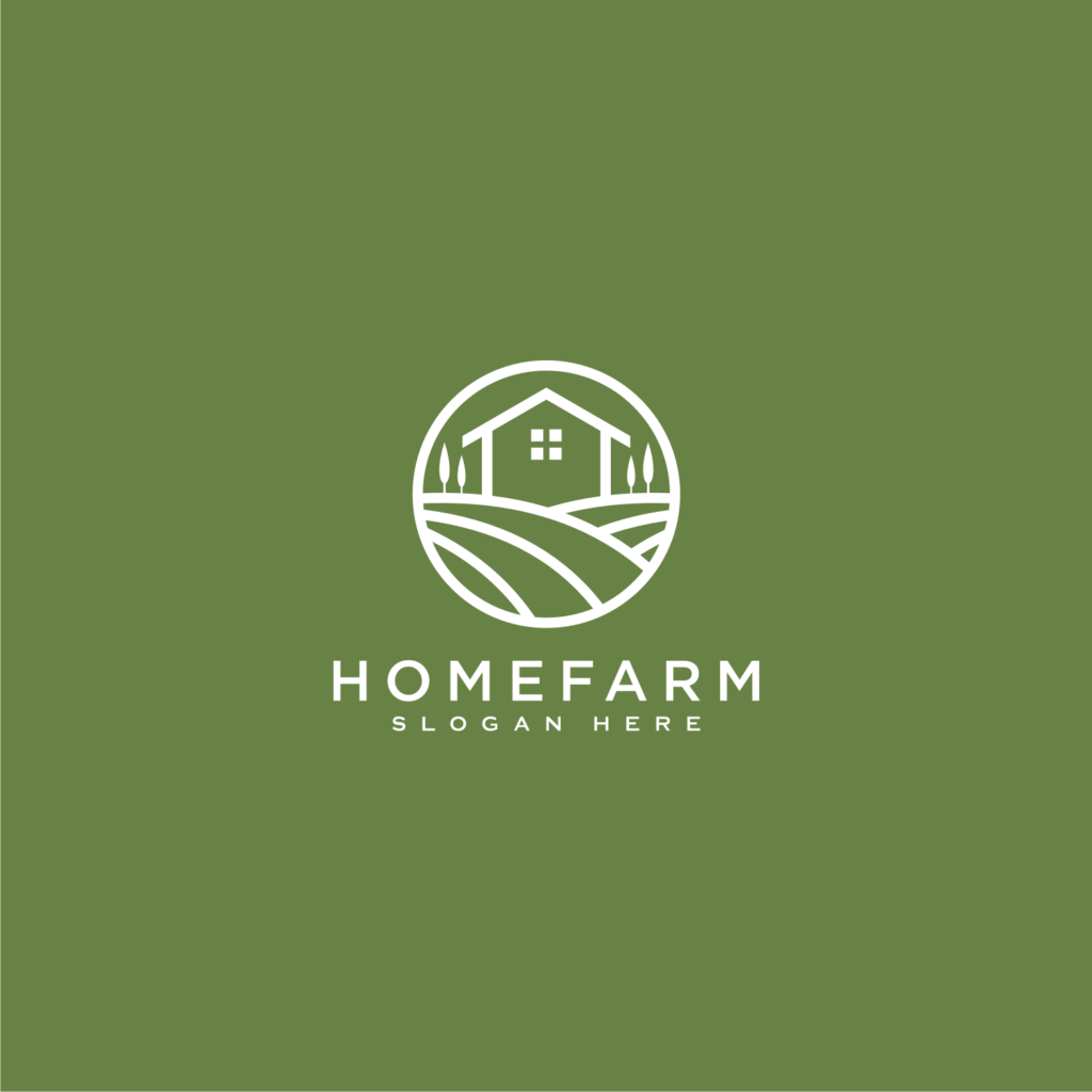 set of home farm logo vector design - MasterBundles