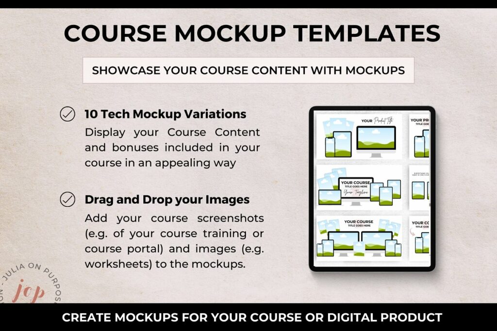 Course Creator Canva Template Bundle – MasterBundles