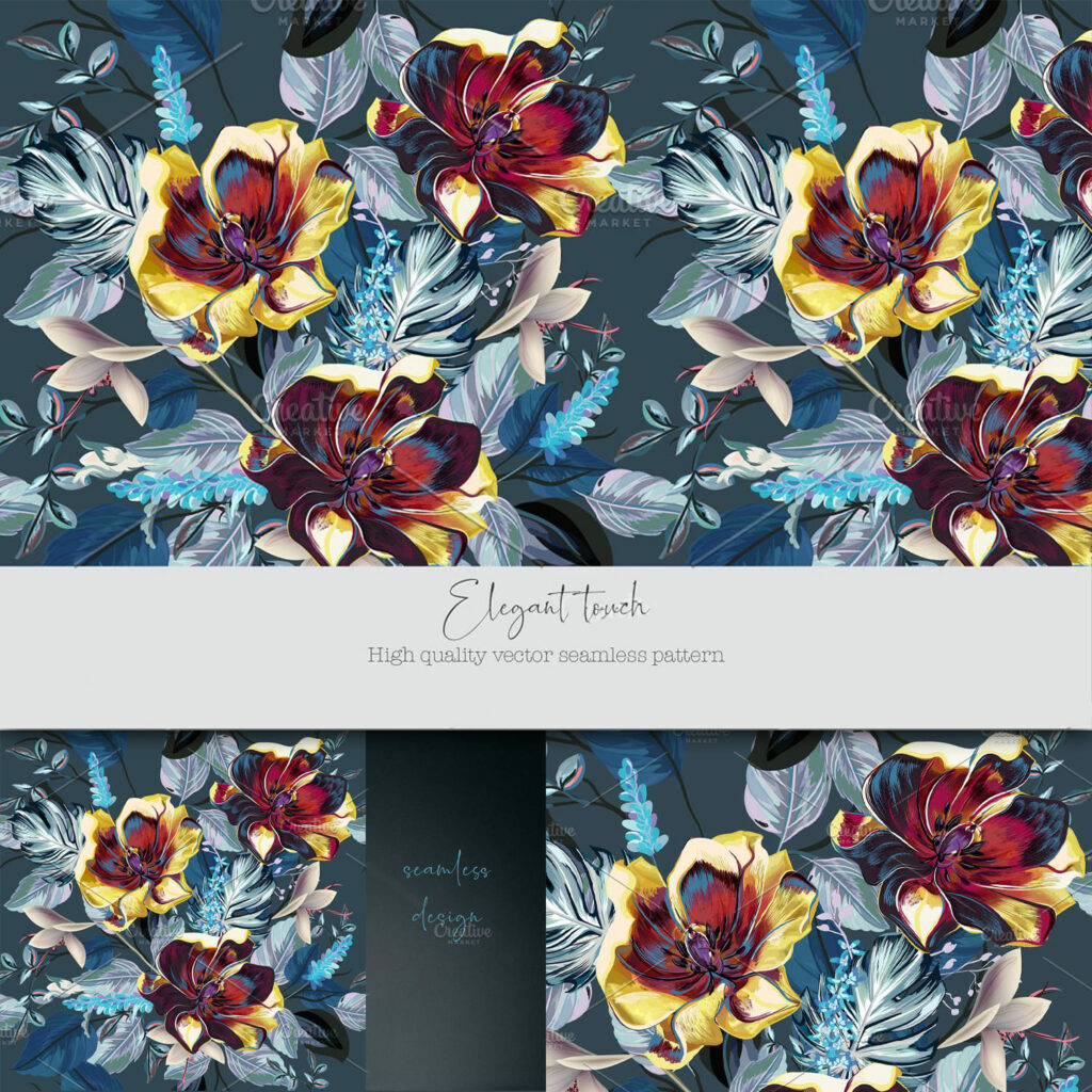 Vector Vintage Baroque Pattern – MasterBundles