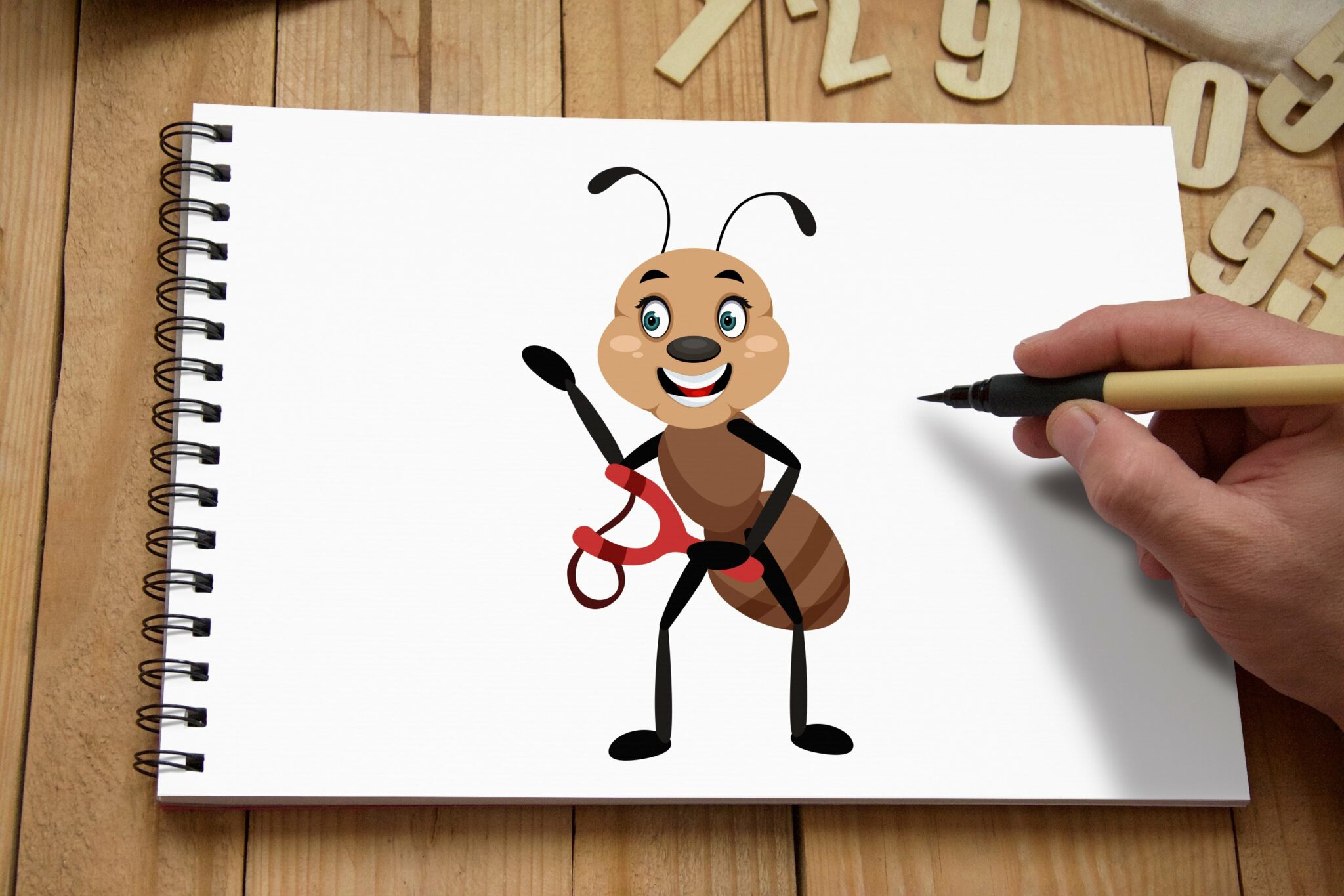 50x Ant Character and Mascot Collection illustration – MasterBundles