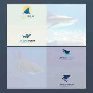 8 Shark Logo Template Set – MasterBundles