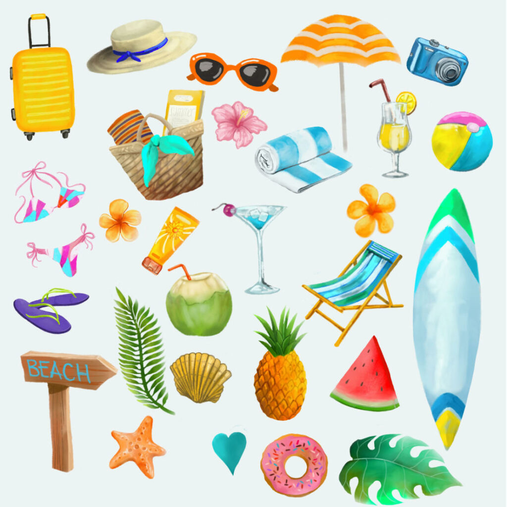 HolySummerDayClipart - MasterBundles