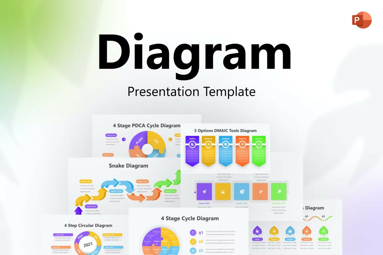 Diagram Infographic PowerPoint Template PPTX – MasterBundles