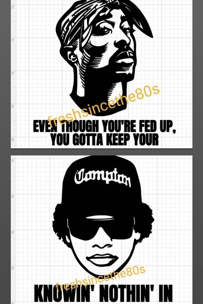 90s Gangsta Rap 4 SVG PNG JPG PDF Bundle – MasterBundles